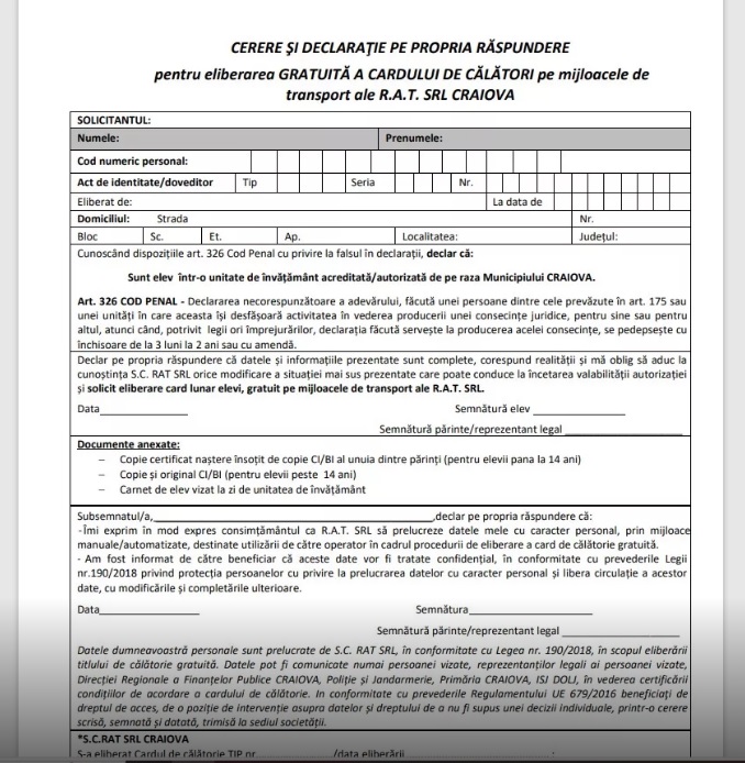 Cum a pus RAT Craiova pe jar mii de părinţi. Societatea îşi cere scuze ...