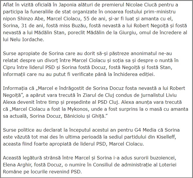 După Negoiță și Mădălin / Fosta miss Buzău, Sorina Docuz, a ajuns ...