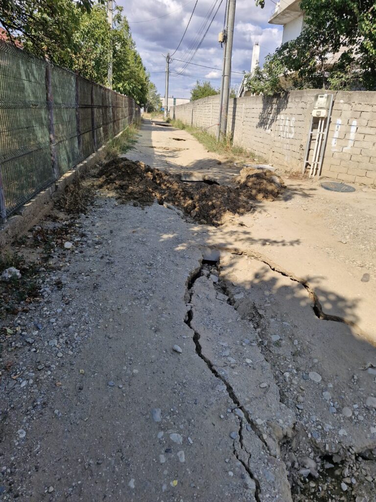 Canalizarea care distruge străzi la Malu Mare - Top Secret Craiova