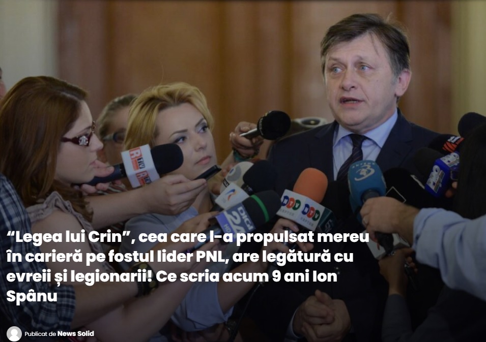 “Legea lui Crin”, cea care l-a propulsat mereu în carieră pe fostul ...